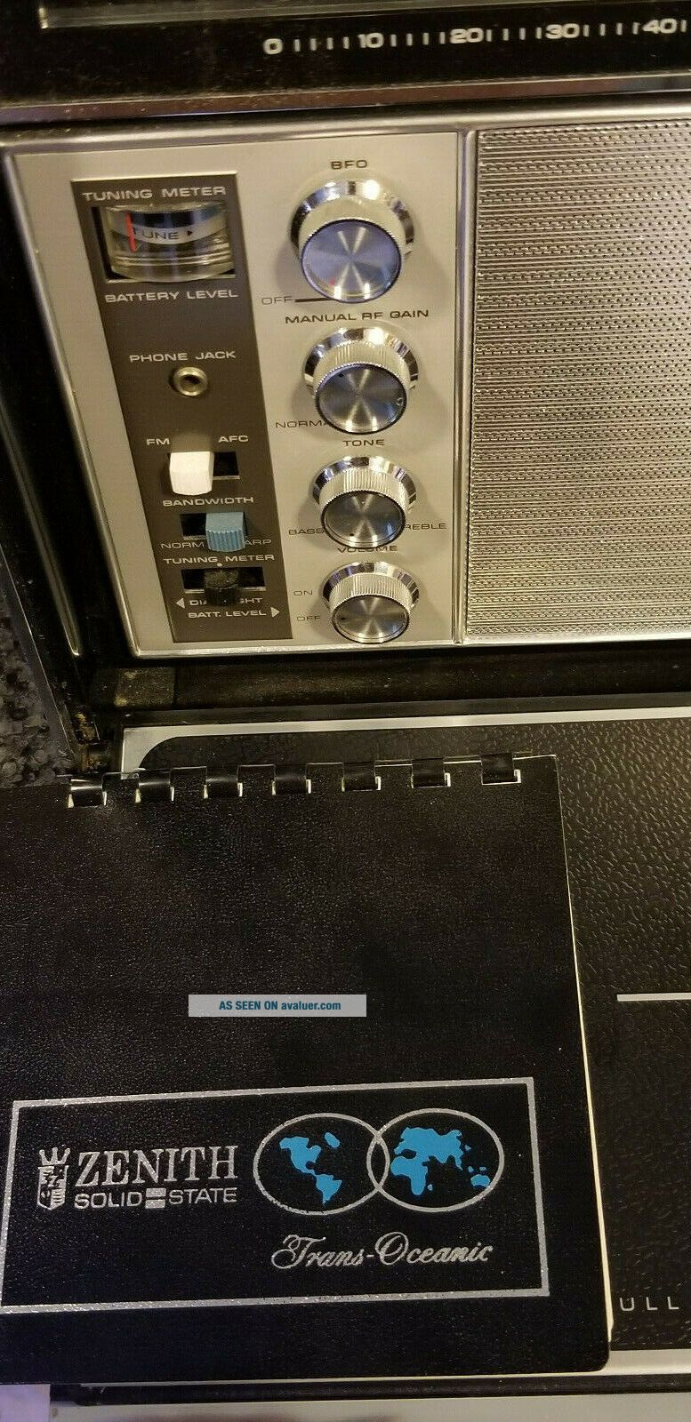 ZENITH RD7000Y TRANS OCEANIC NATIONAL WEATHER SERVICE BAND RADIO (NEAR ...