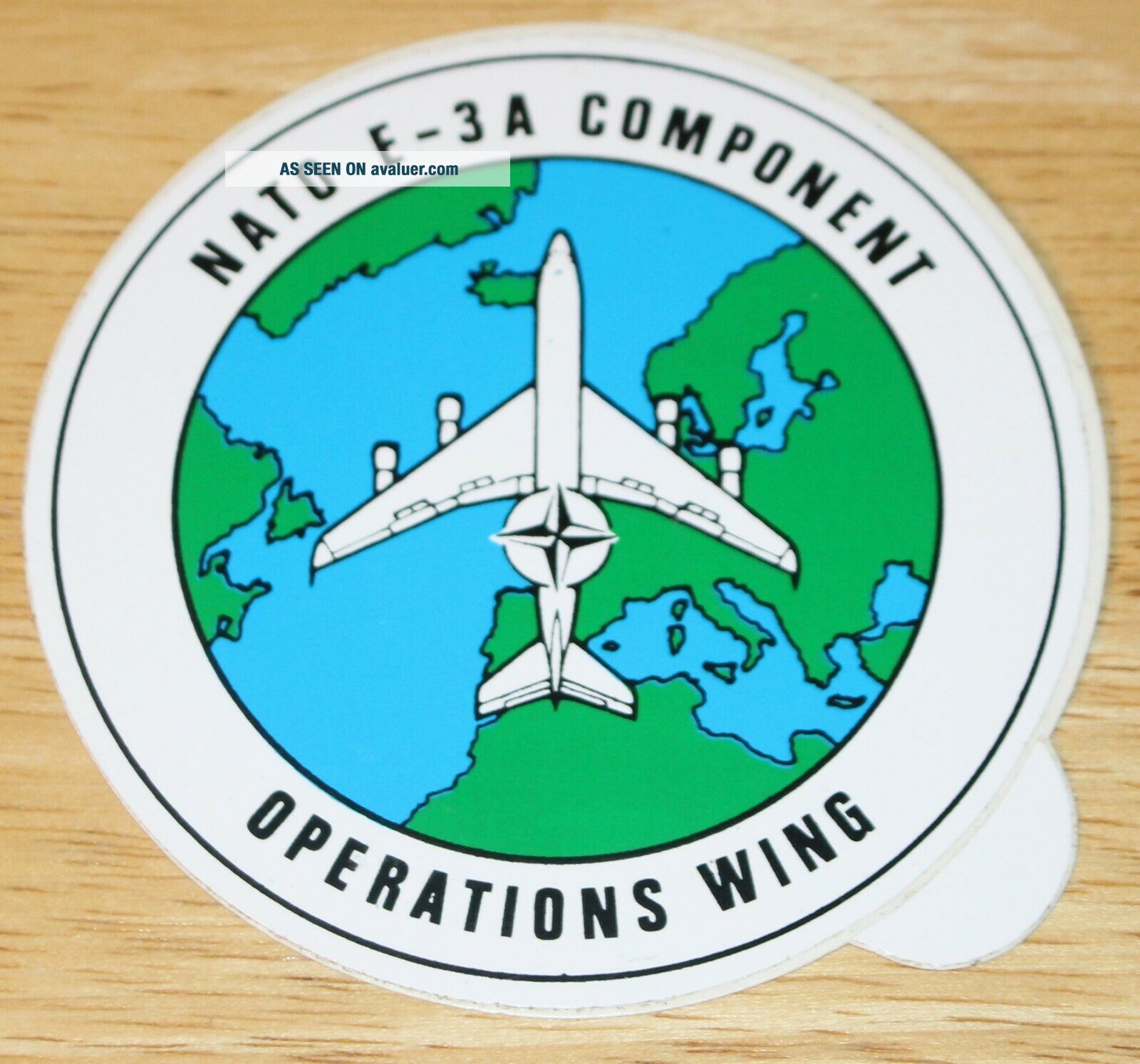 Old NATO Boeing E - 3A Component Operations Wing Sticker | #4283732