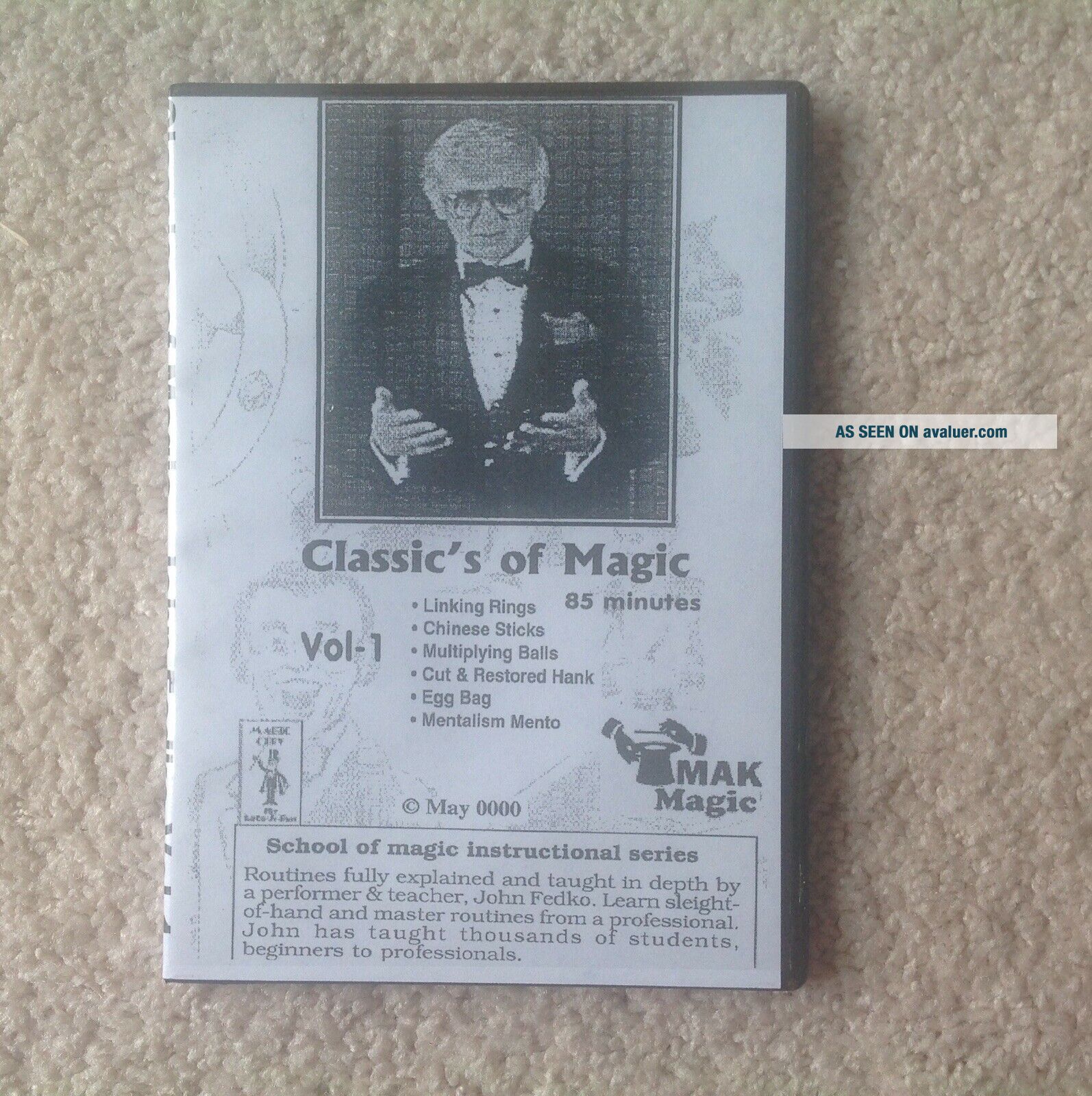 School Of Magic Series By John Fedko (9 Volume DVD Set) | #4299703