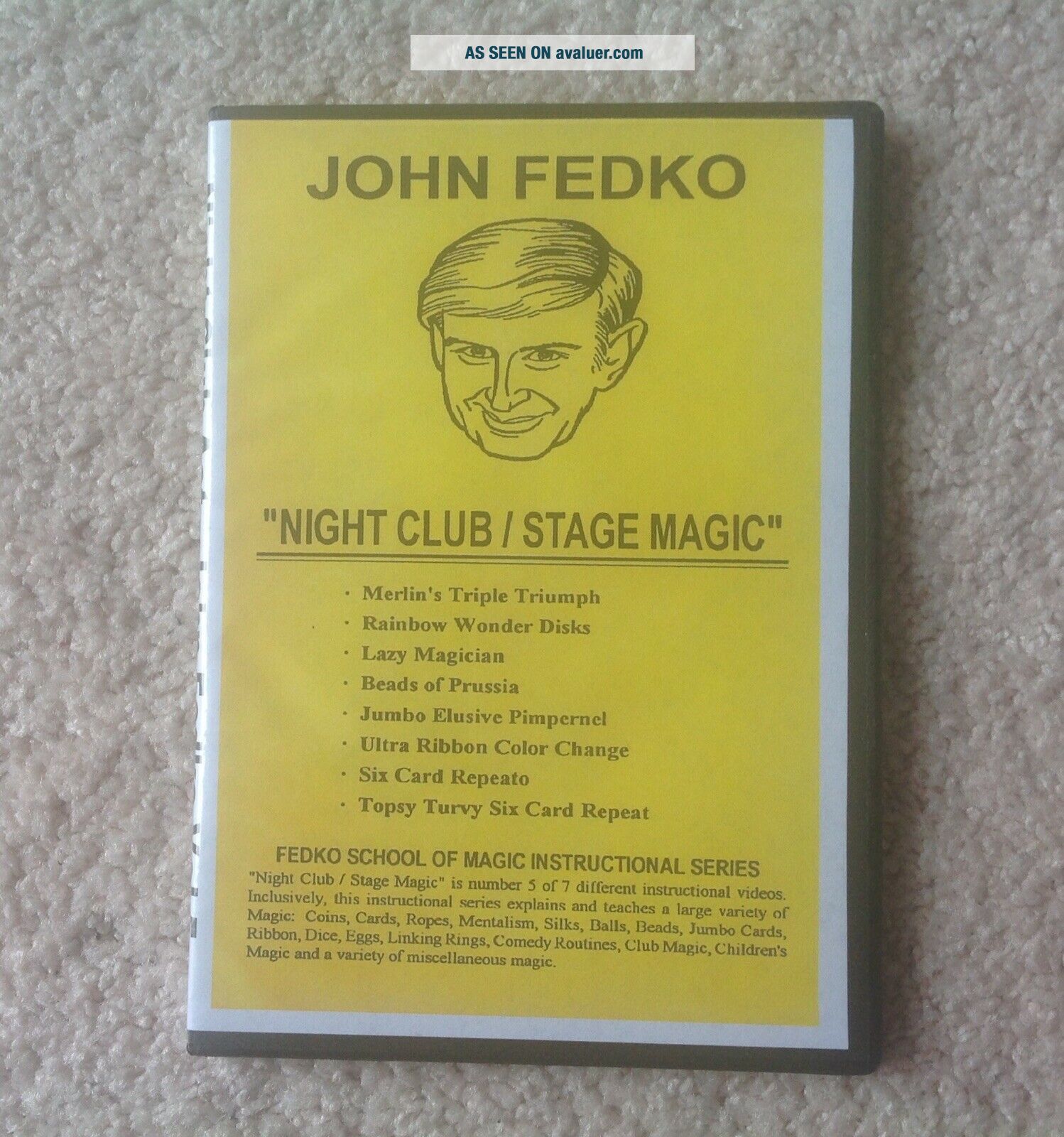 School Of Magic Series By John Fedko (9 Volume DVD Set) | #4299703