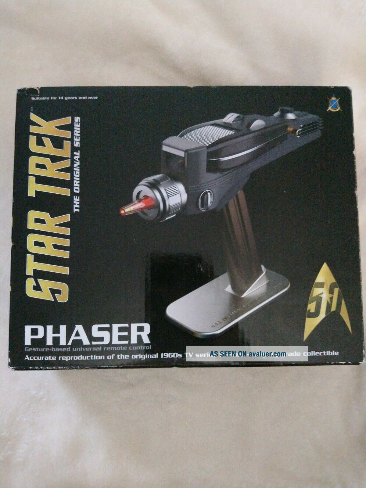 The Wand Company Star Trek Series Phaser Universal Remote Control ...