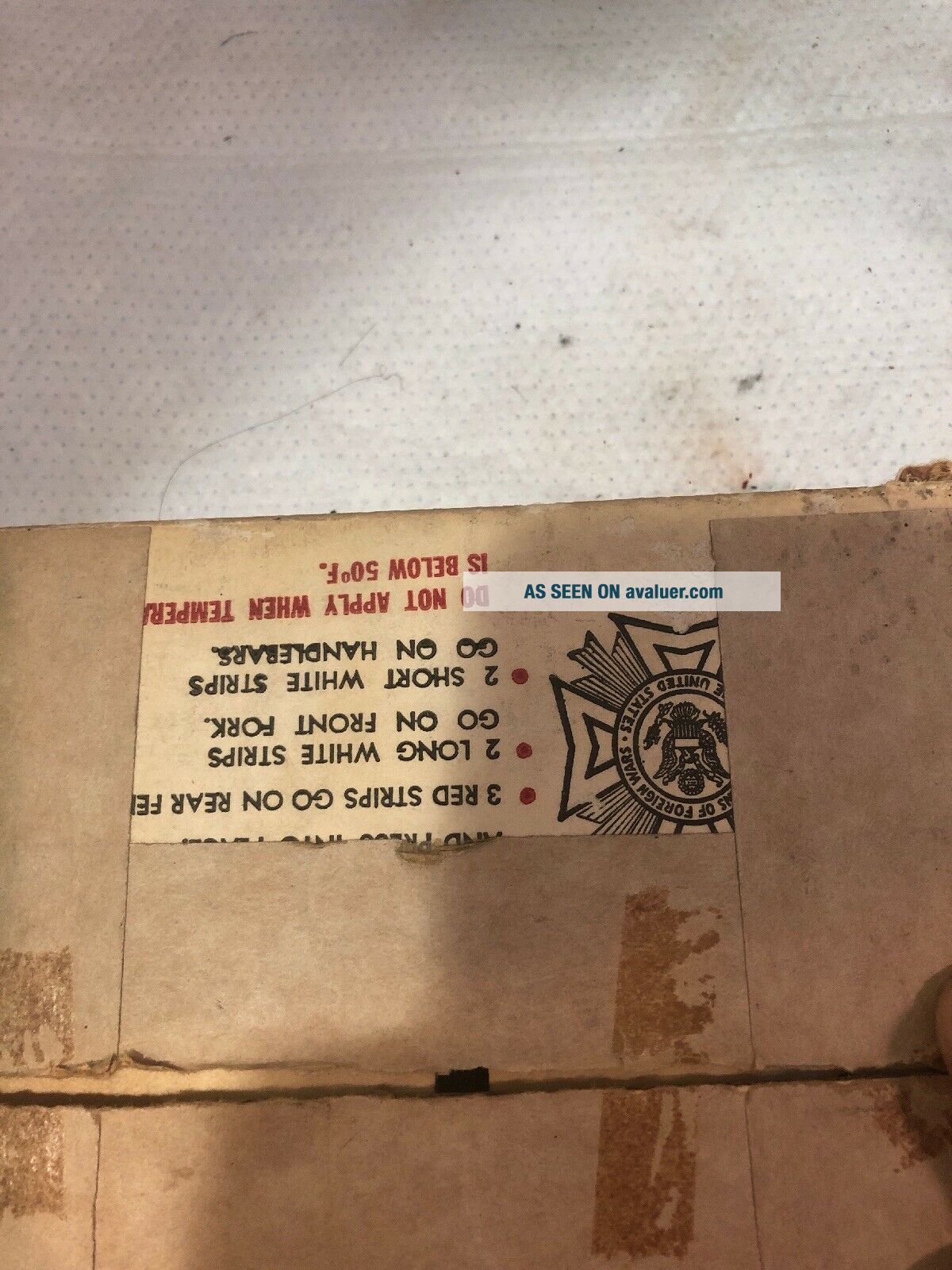 Vintage 1950 ' S SCOTCHLITE LITE - BEKE SAFETY REFLECTIVE TAPE | #4313787