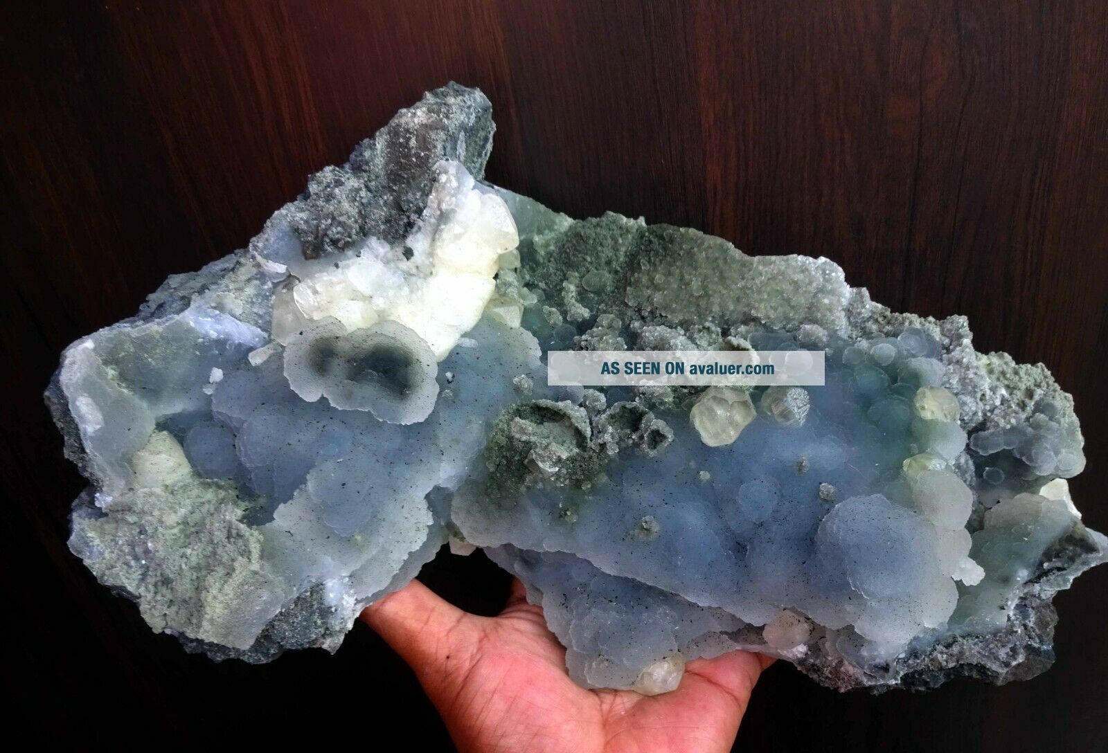 Calcite On Chalcedony Mineral Specimen Act - 2 | #4345701