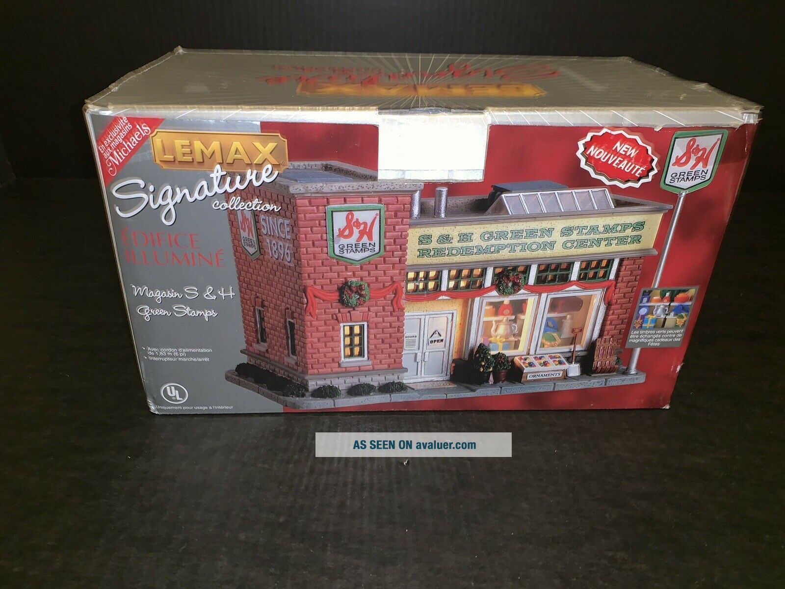 Lemax Signature Liteup Ceramic House S&H Green Stamps Redemption Center ...