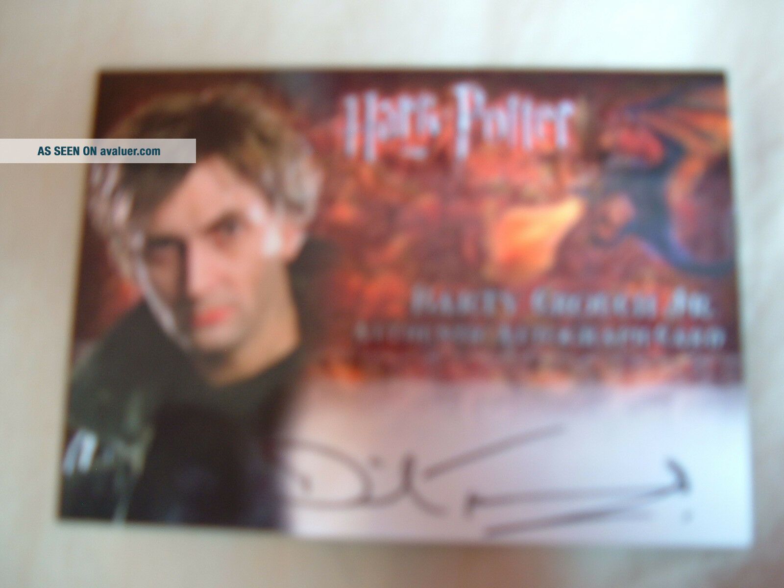 Harry Potter David Tennant Autograph Card Barty Crouch Goblet Of Fire ...