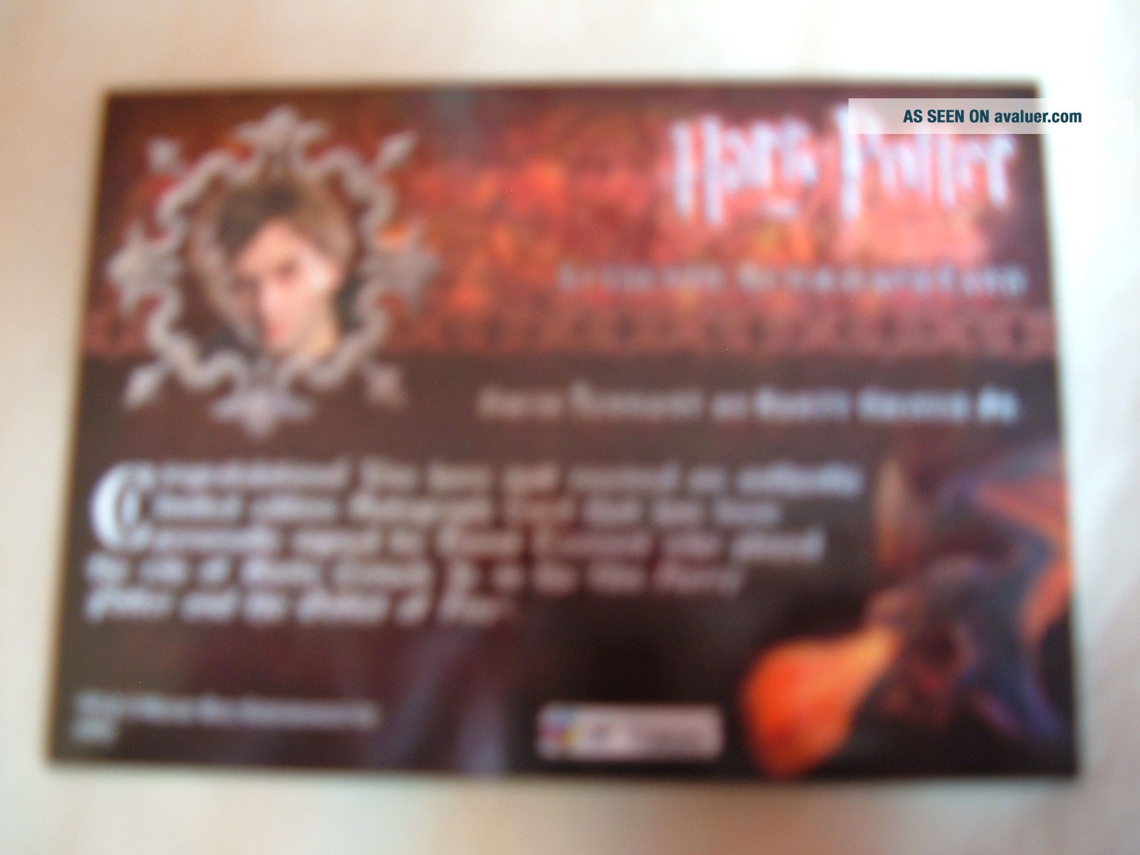 Harry Potter David Tennant Autograph Card Barty Crouch Goblet Of Fire ...