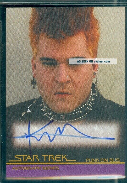 Star Trek Movies Complete (A27) Kirk Thatcher As Punk On The Bu ...