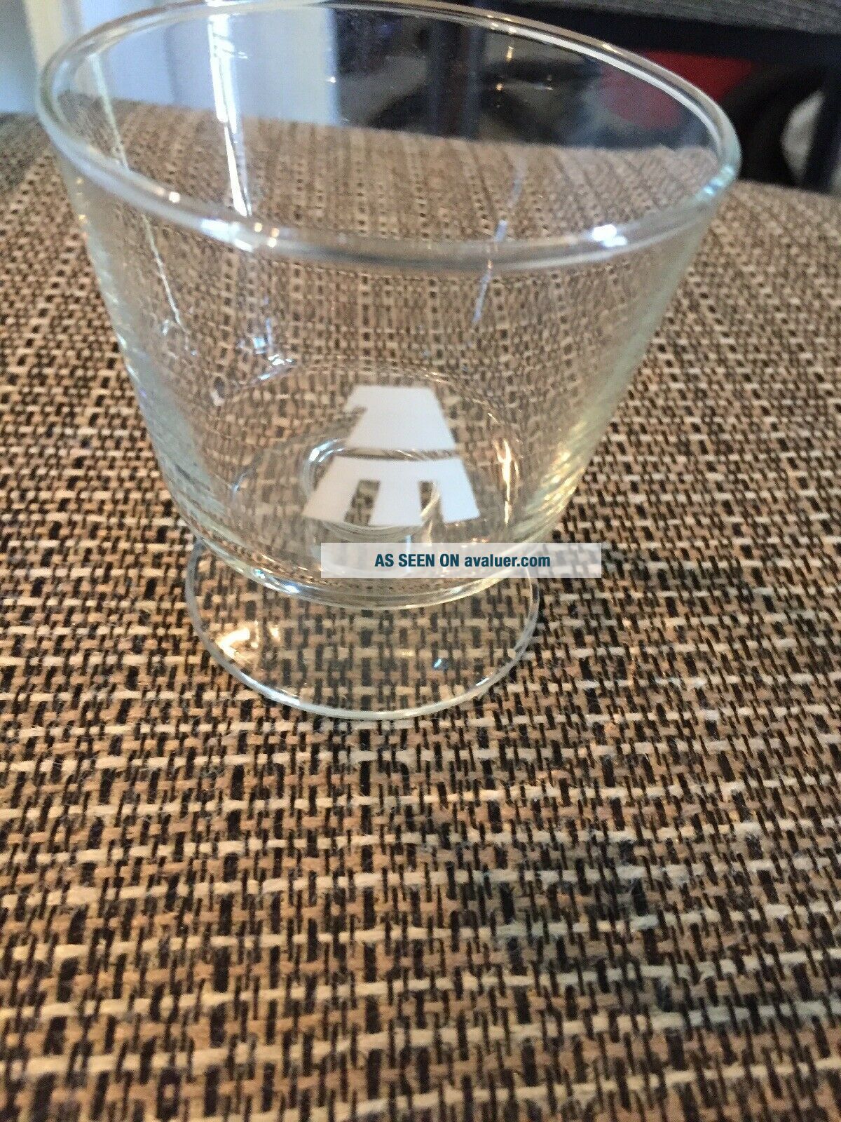 Vintage MEXICANA Airline Wine Glass First Class Logo Barware EC Mexico ...