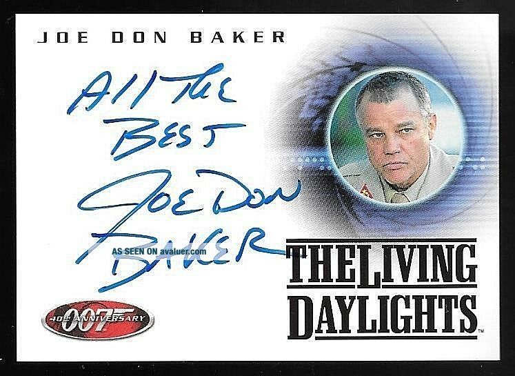 2002 James Bond 40th A2 Joe Don Baker As Brad Whitaker On Card ...