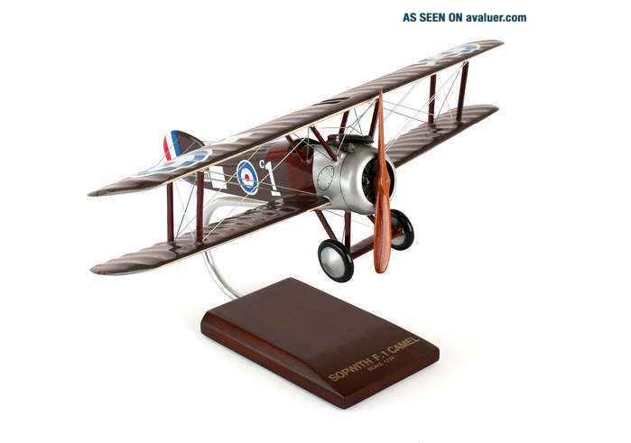 British RAF Sopwith Camel F - 1 Desk Display Model 1/24 WWI Aircraft ES ...