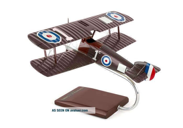 British RAF Sopwith Camel F - 1 Desk Display Model 1/24 WWI Aircraft ES ...
