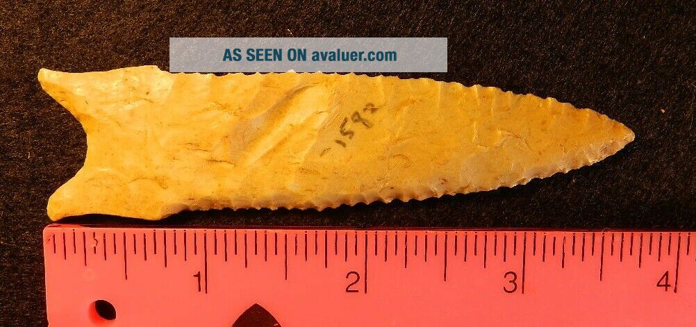 J Authentic Native American Artifact Arrowheads Knife Scraper Dalton ...