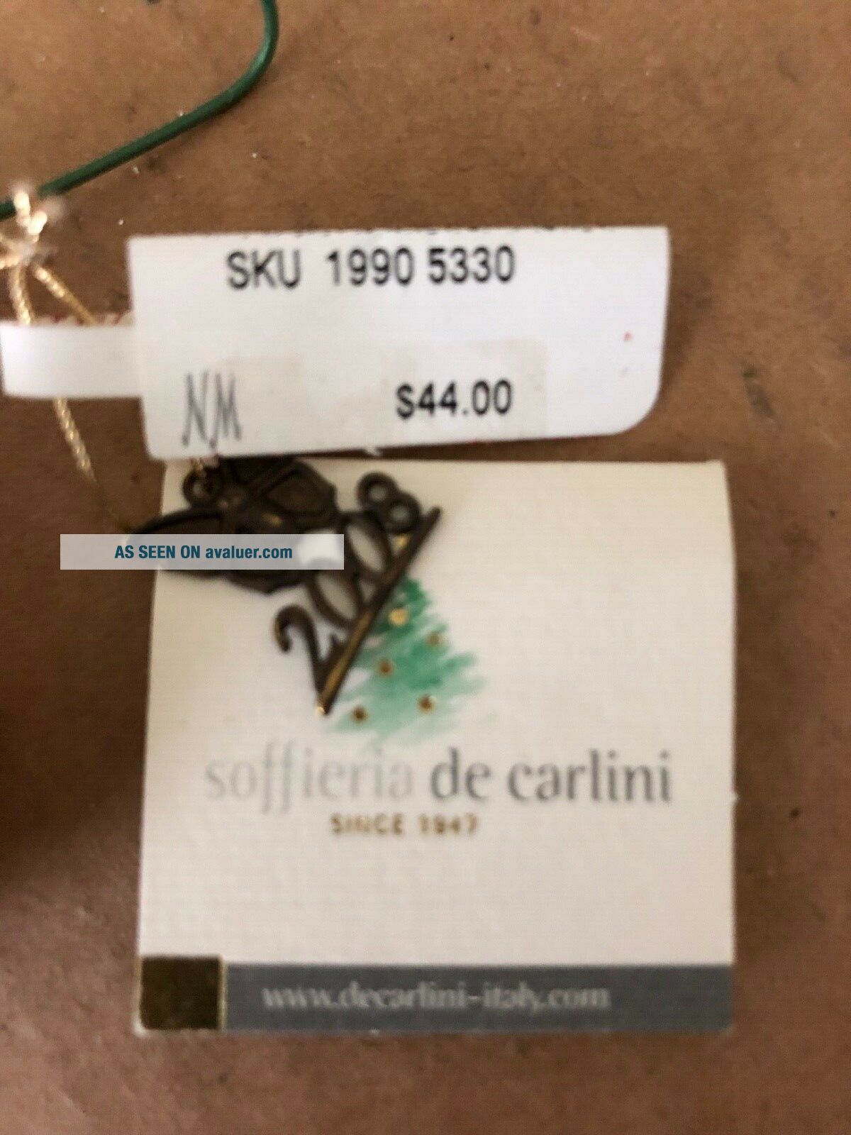 Soffieria De Carlini Christmas Tree Ornament: 2008 Candy Cane Neiman ...