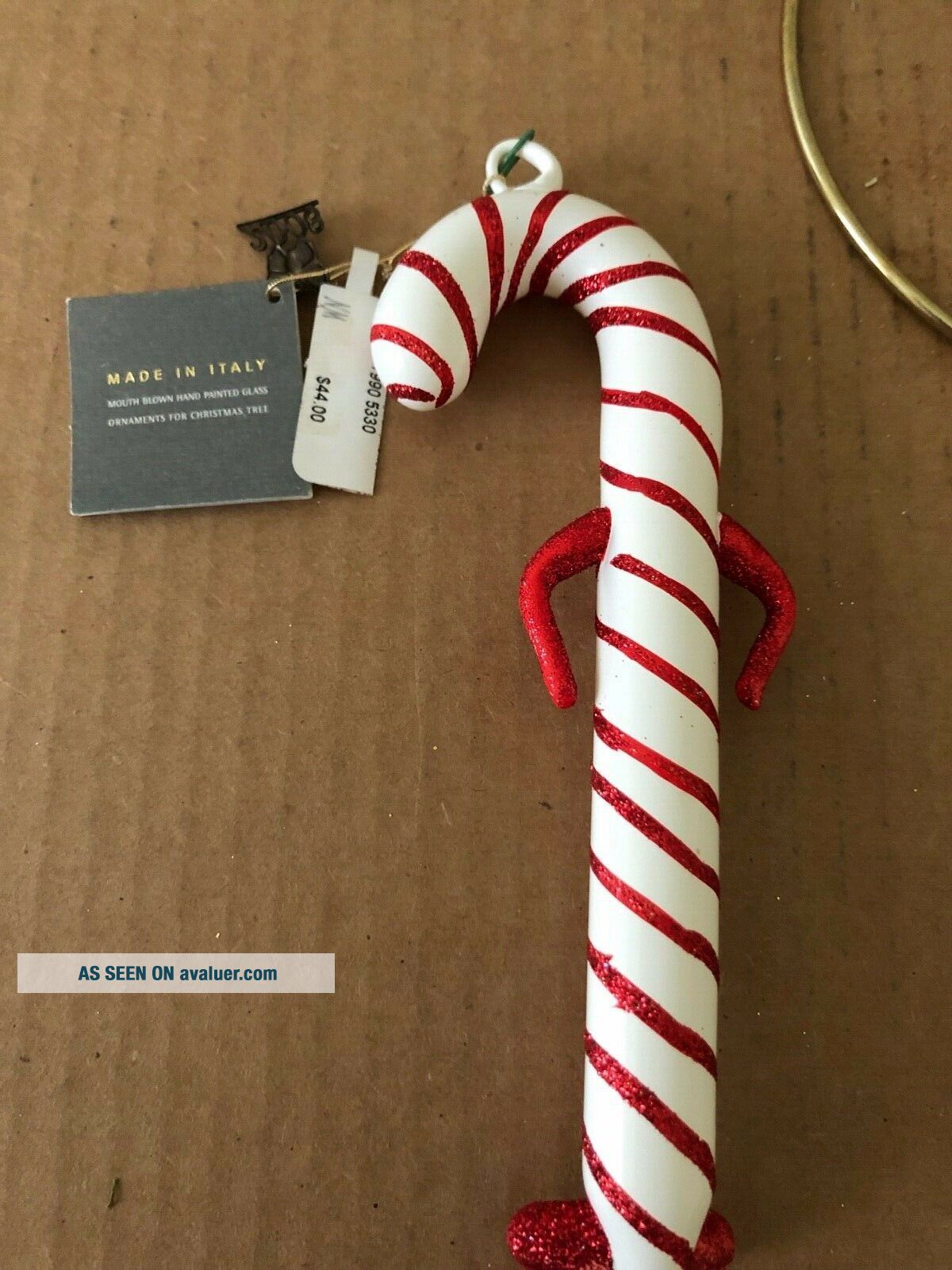 Soffieria De Carlini Christmas Tree Ornament: 2008 Candy Cane Neiman ...