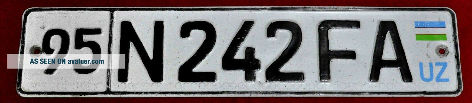 License Plate Uzbekistan Very Rare | #4429007