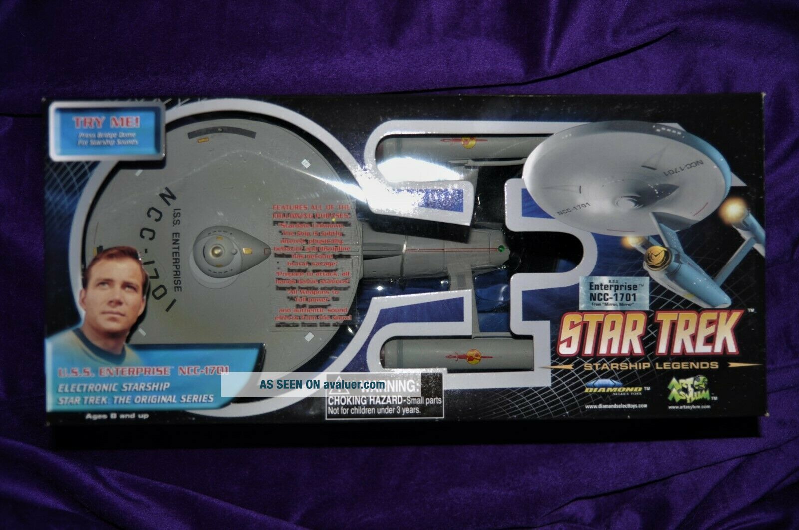 Diamond Select: Star Trek Enterprise Electronic NCC - 1701 Very Rare ...