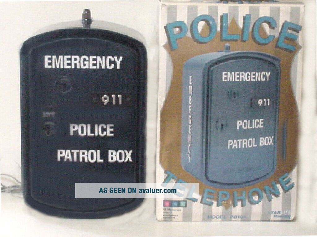 Starlite Randix Emergency 911 Police Patrol Box Telephone Landline ...