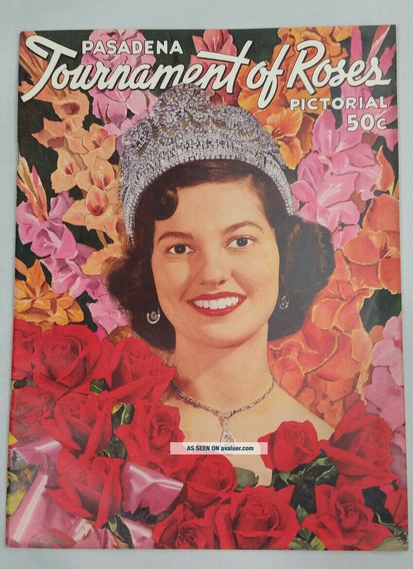 Pasadena Tournament Of Roses Pictorial Souvenir Parade Float Rose Bowl ...