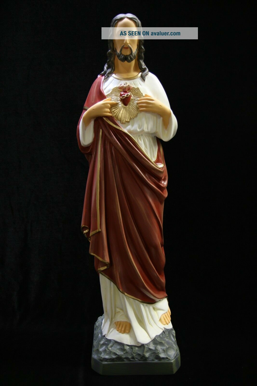 25 " Sacred Heart Of Jesus Christ Italian Religious Catholic Statue ...