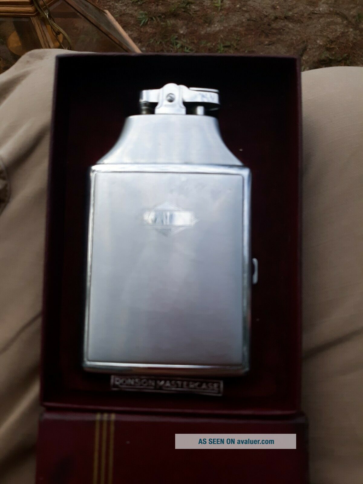 VINTAGE MASTERCASE FASHIONED BY RONSON WORLD ' S GREATEST LIGHTER BOX ...