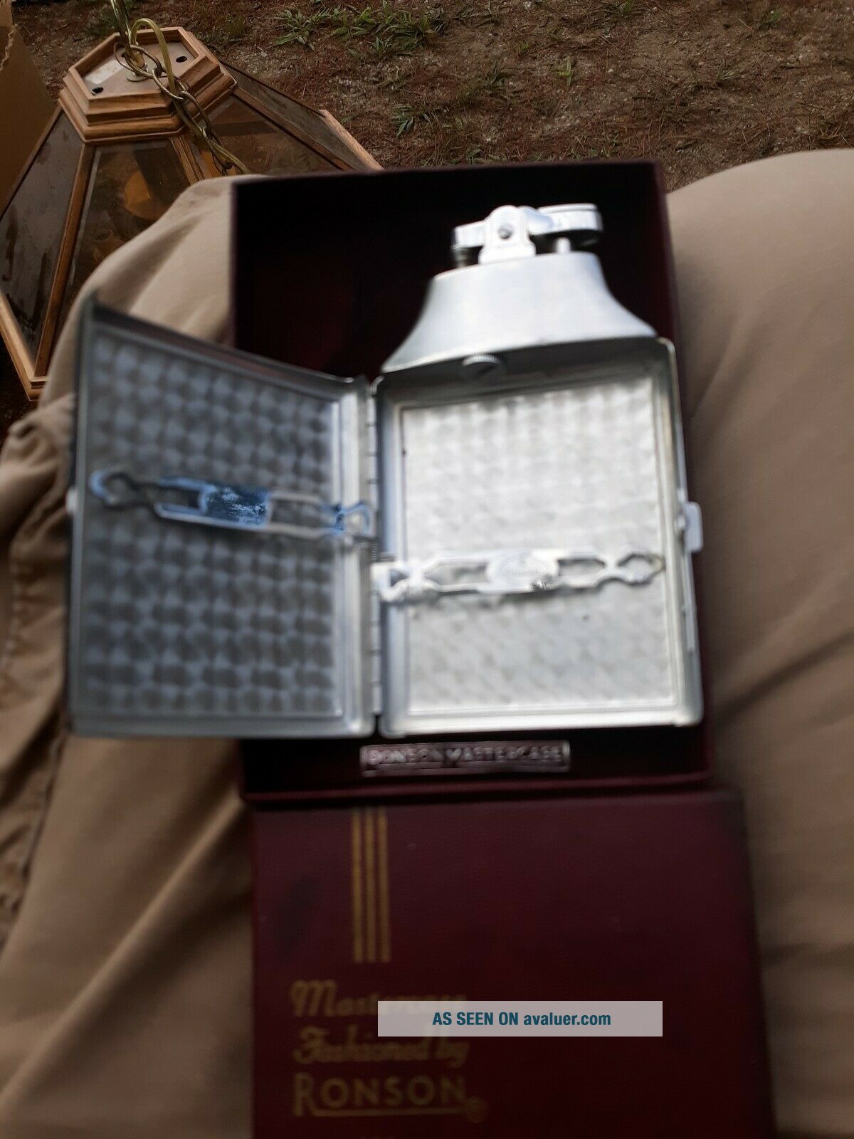 VINTAGE MASTERCASE FASHIONED BY RONSON WORLD ' S GREATEST LIGHTER BOX ...