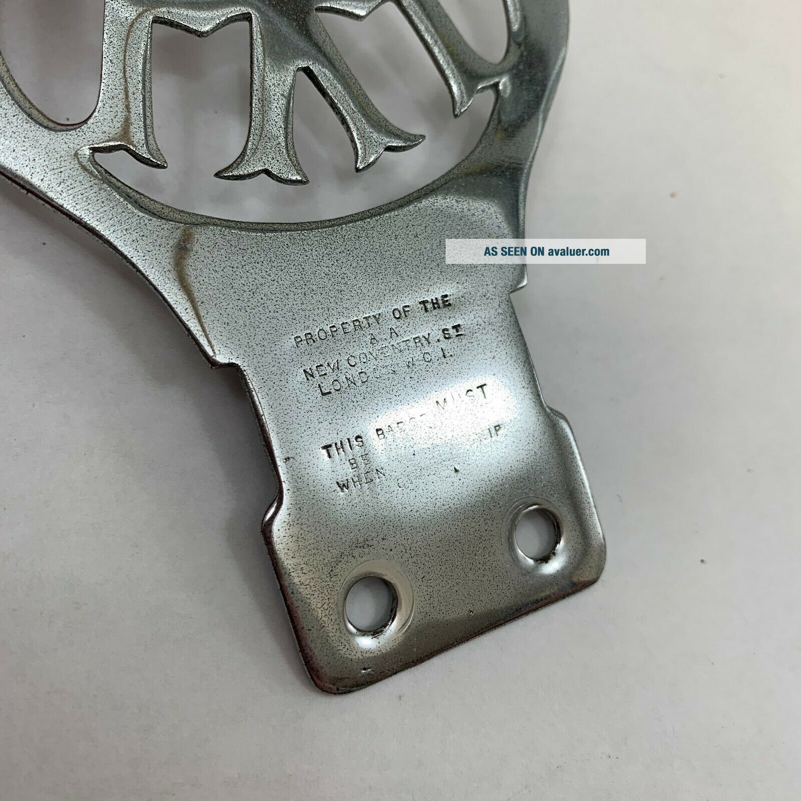 AA Automobile Club 43820A Vintage Auto Badge Emblem Automobile 626 ...