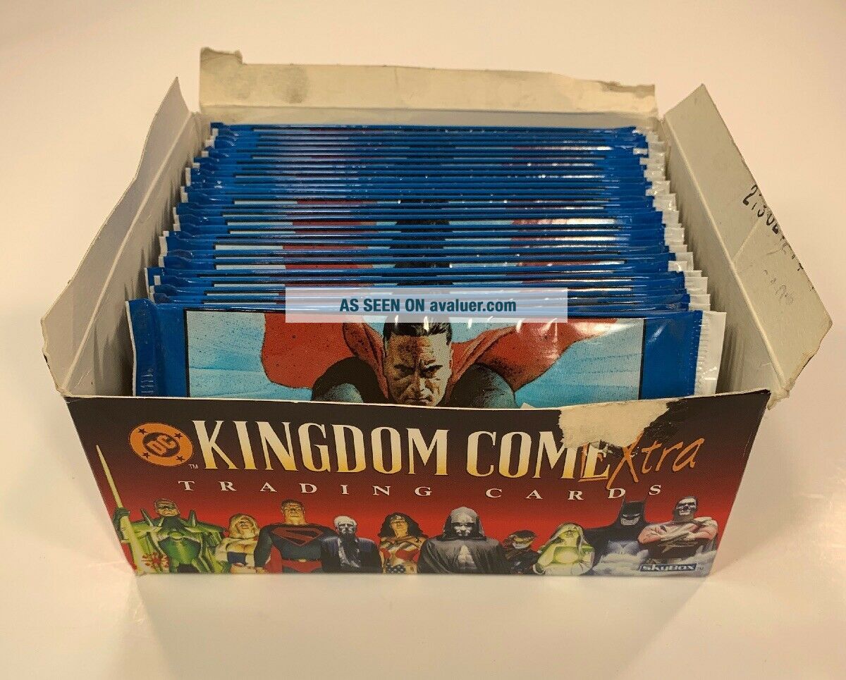 1996 KINGDOM COME Skybox DC SUPERMAN TRADING CARDS Pack Rare Alex Ross ...