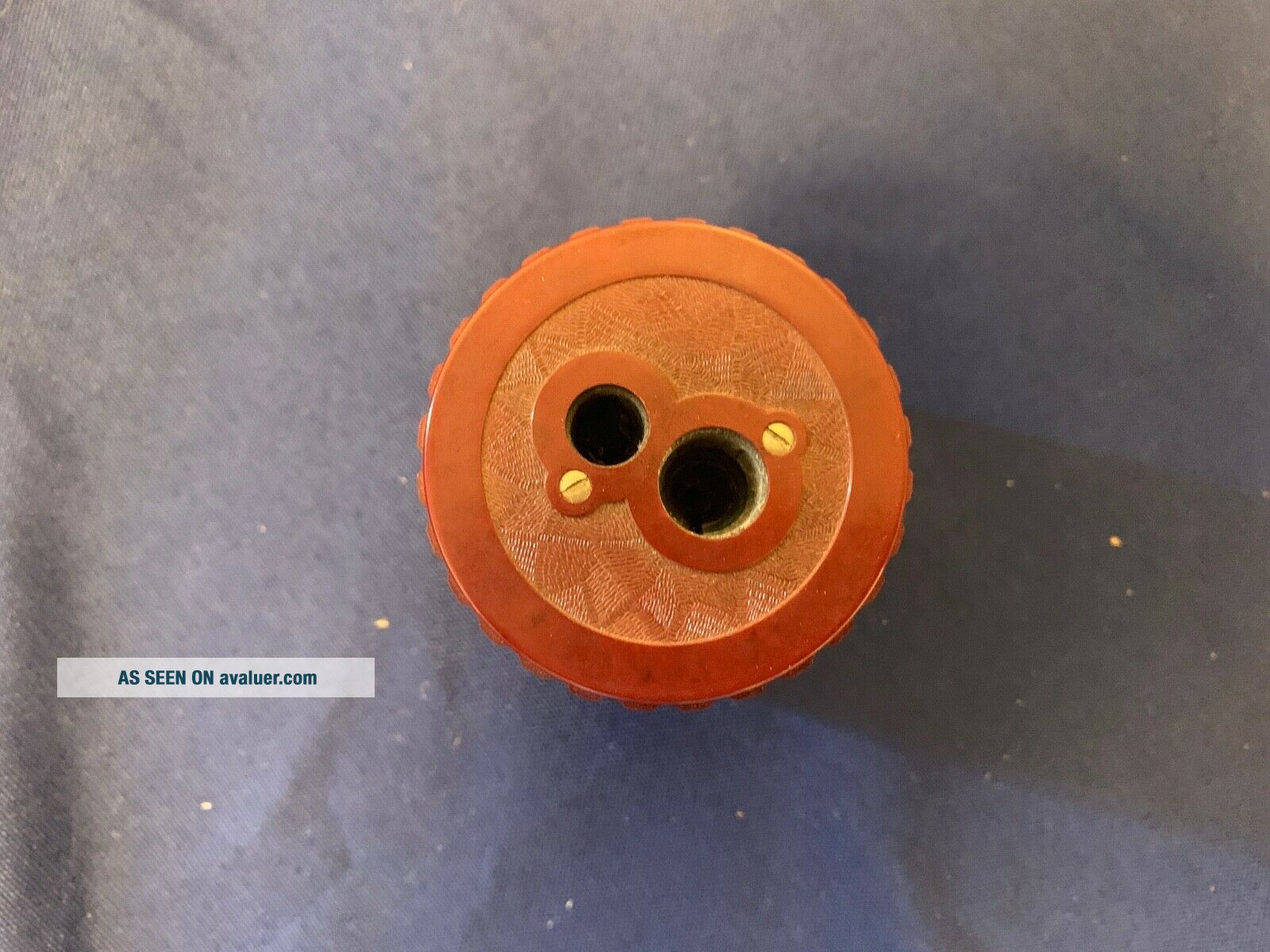 Vintage German DUX Red German Plastic Pencil Sharpener | #4490643