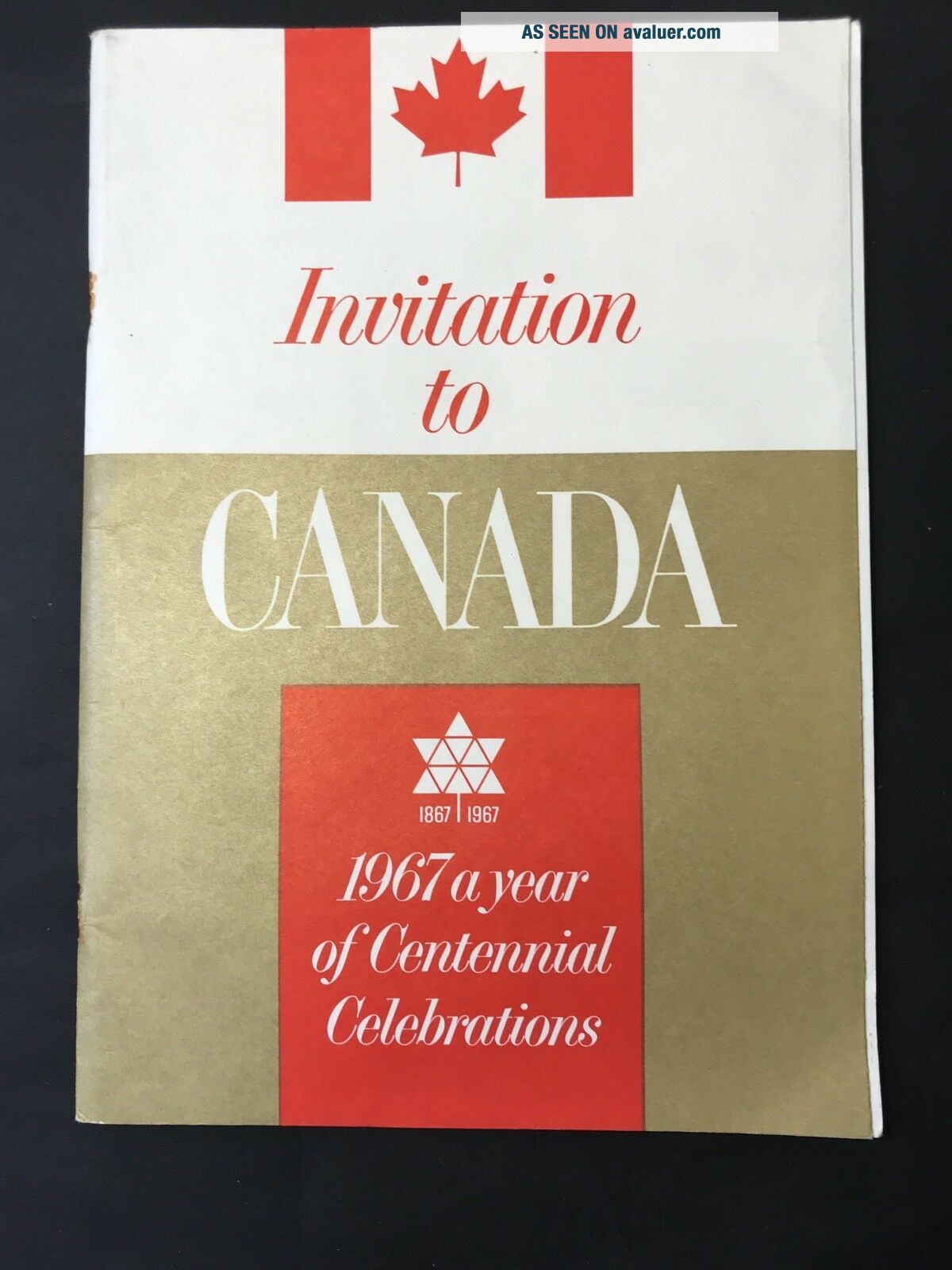 Vintage WELCOME TO CANADA 1967 Centennial Year Brochure / Travel Guide ...