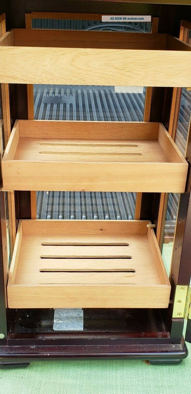 UNIQUE CIGAR HUMIDOR - GREAT DISPLAY SHOW CASE - Tempered Glass | #4489202