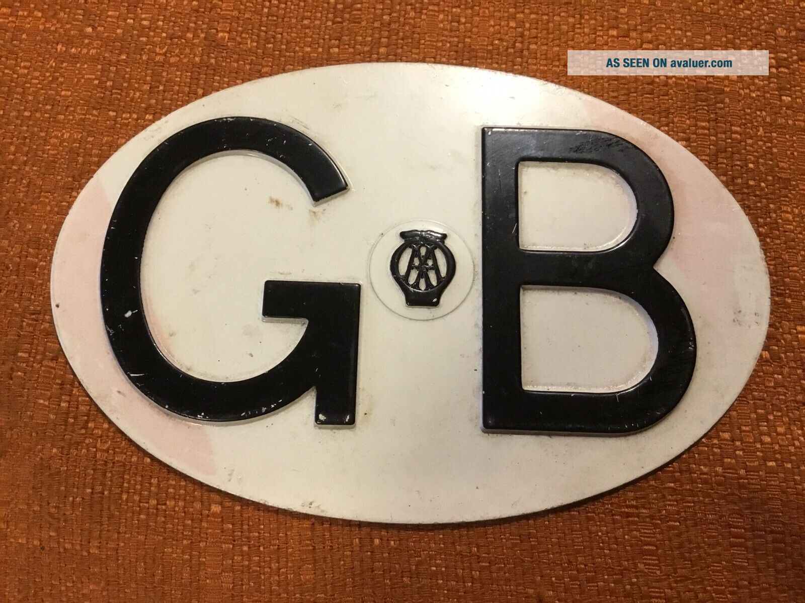 Vintage 1960’s AA Great Britain Touring Automobile Badge Car Plate ...