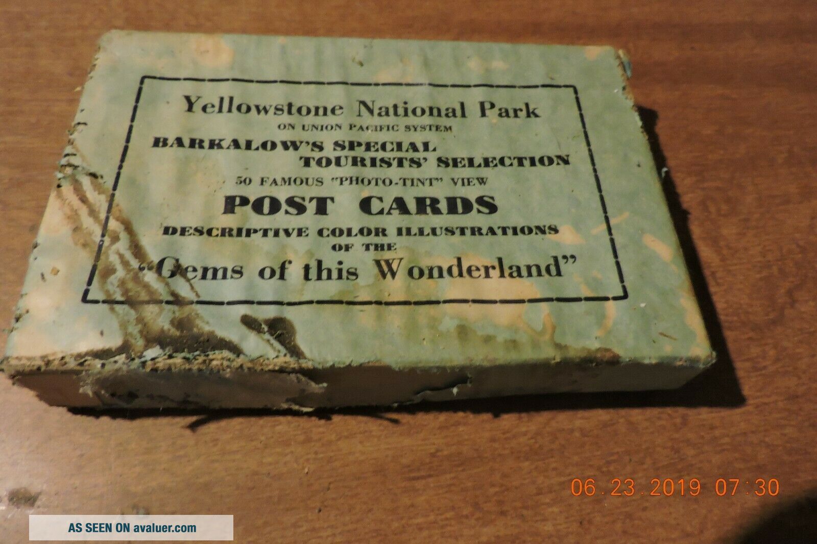 Vtg Railroad Yellowstone National Park Union Pacific System 50 Post ...