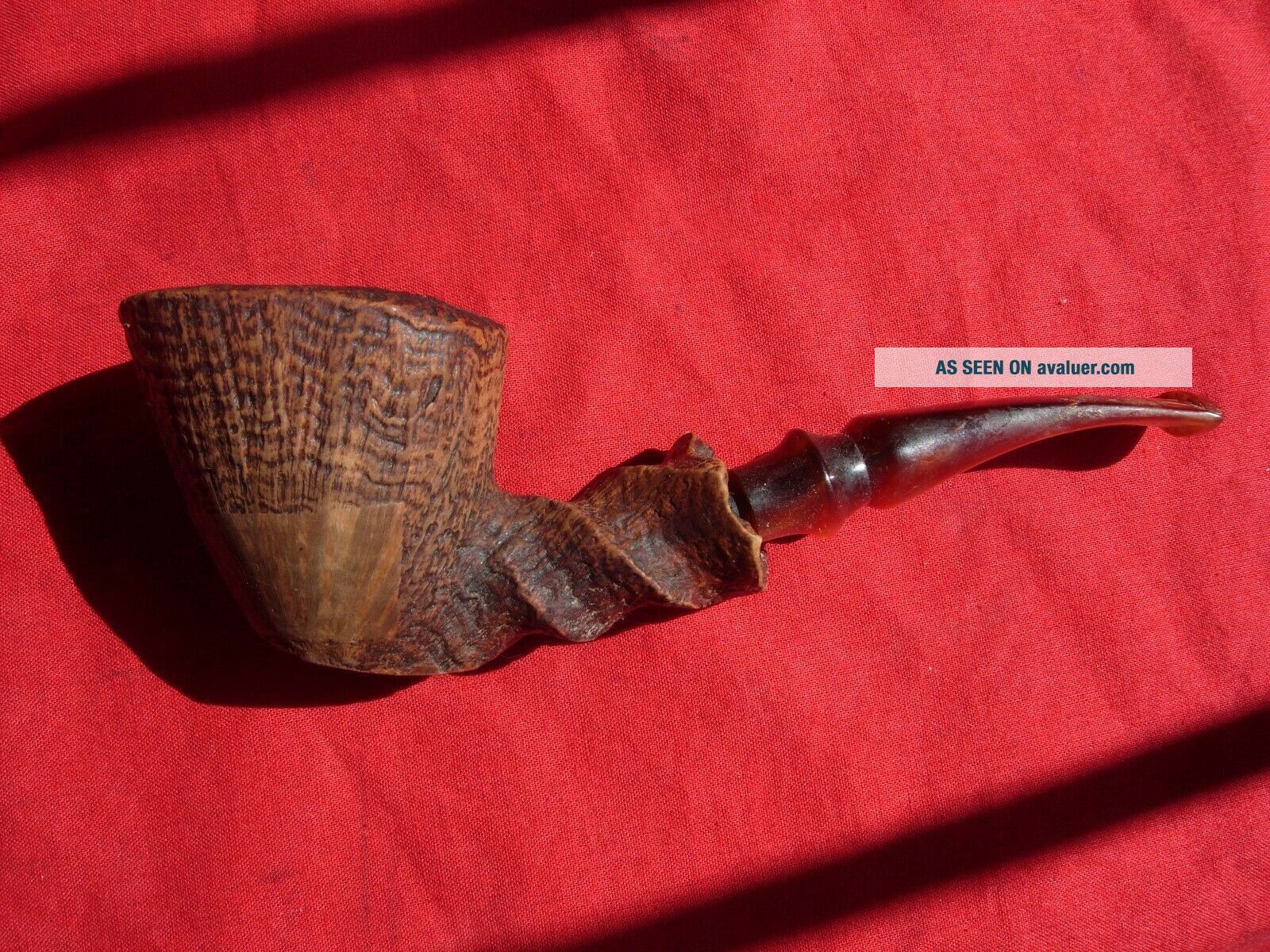 Gorgeous WOOD GRAIN BEN WADE SPIRIAL Made In Denmark Smoking Pipe ...