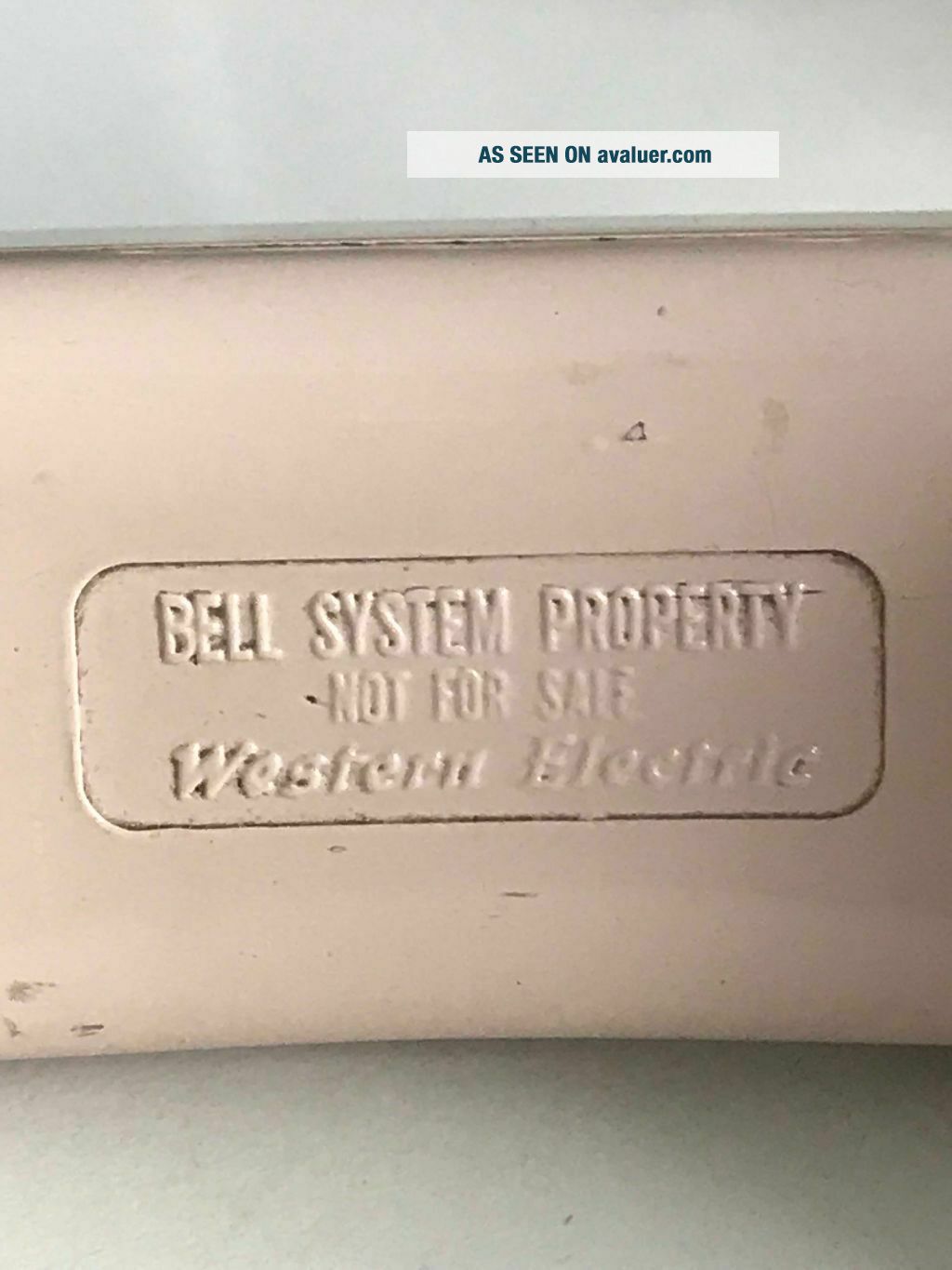 Vintage Western Electric BELL System TELEPHONE Tan Wall ROTARY DIAL ...