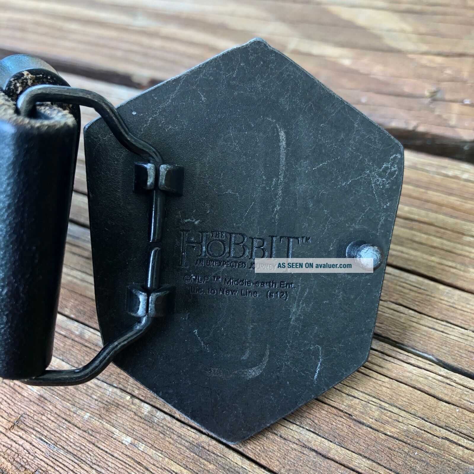 The Hobbit Thorin Oakenshield Belt Buckle And Belt Strap Black Lord Of ...