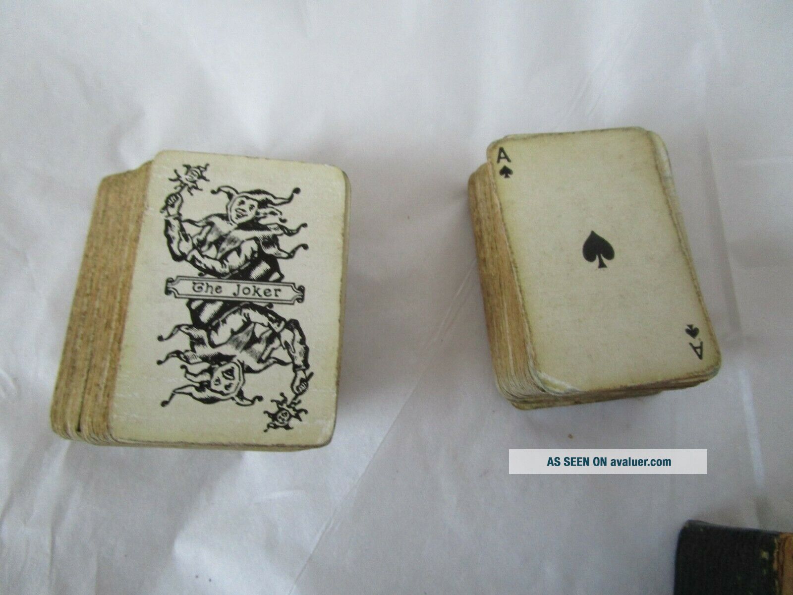 19th Century Antique Miniature Dual Deck Playing Cards In Case | #4535525