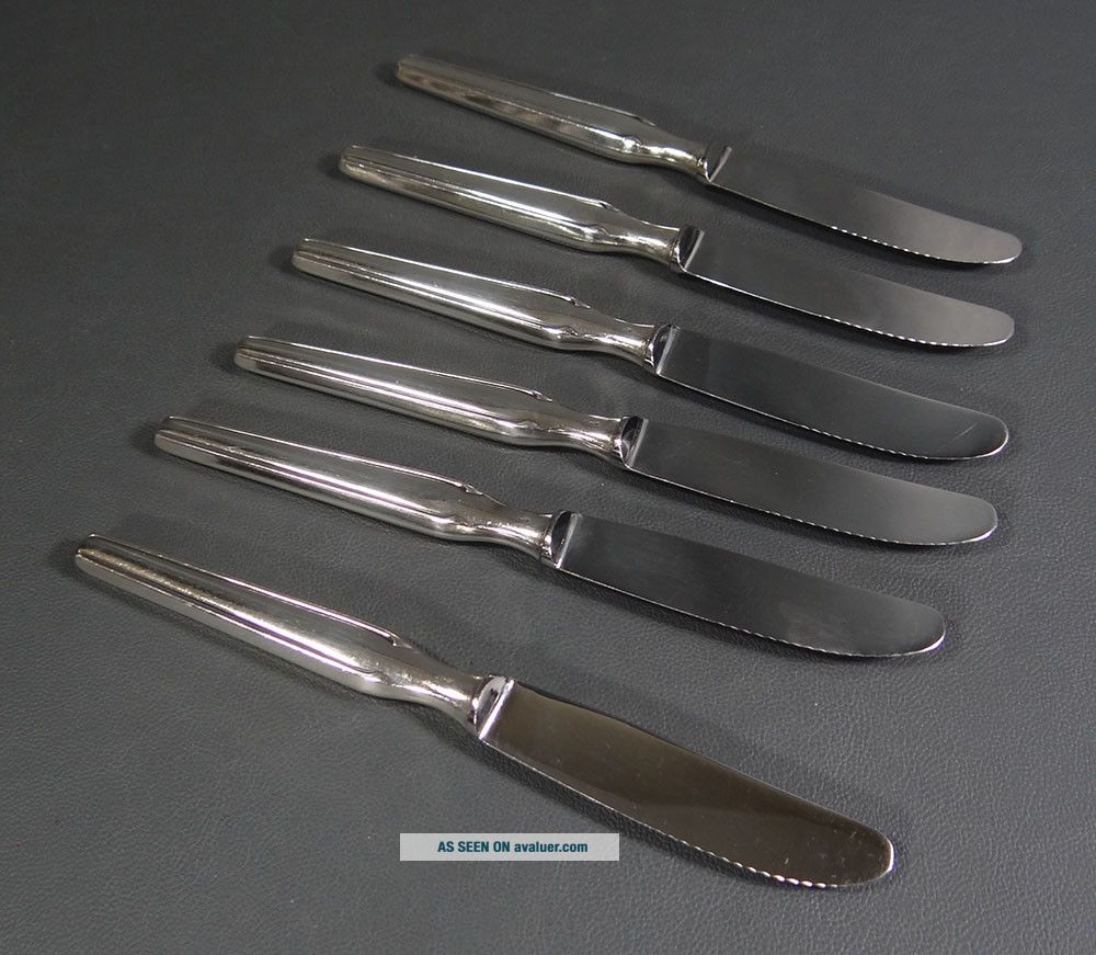 1970s Vintage German BURBERG NOVASIL Rostfrei Stainless Steel Flatware ...