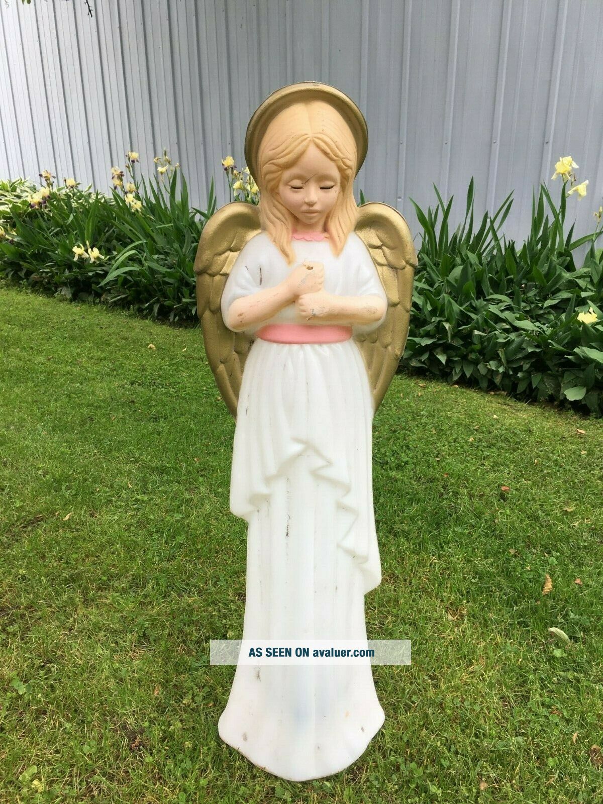VINTAGE TPI Angel Choir Trumpet Horn Nativity Plastic Blow Mold ...