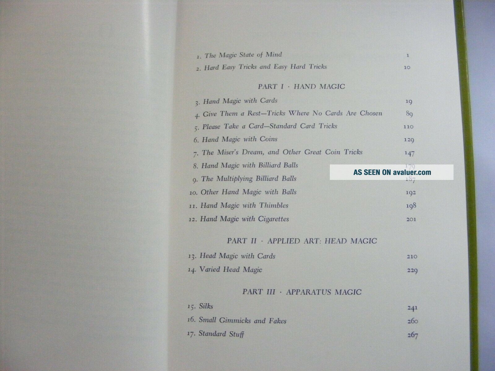 Henry Hay The Amateur Magician ' S Handbook Expanded Ed Thomas Crowell ...