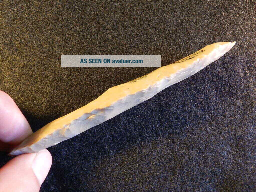 G Authentic Native American Artifact Arrowheads Knife Scraper | #4592219