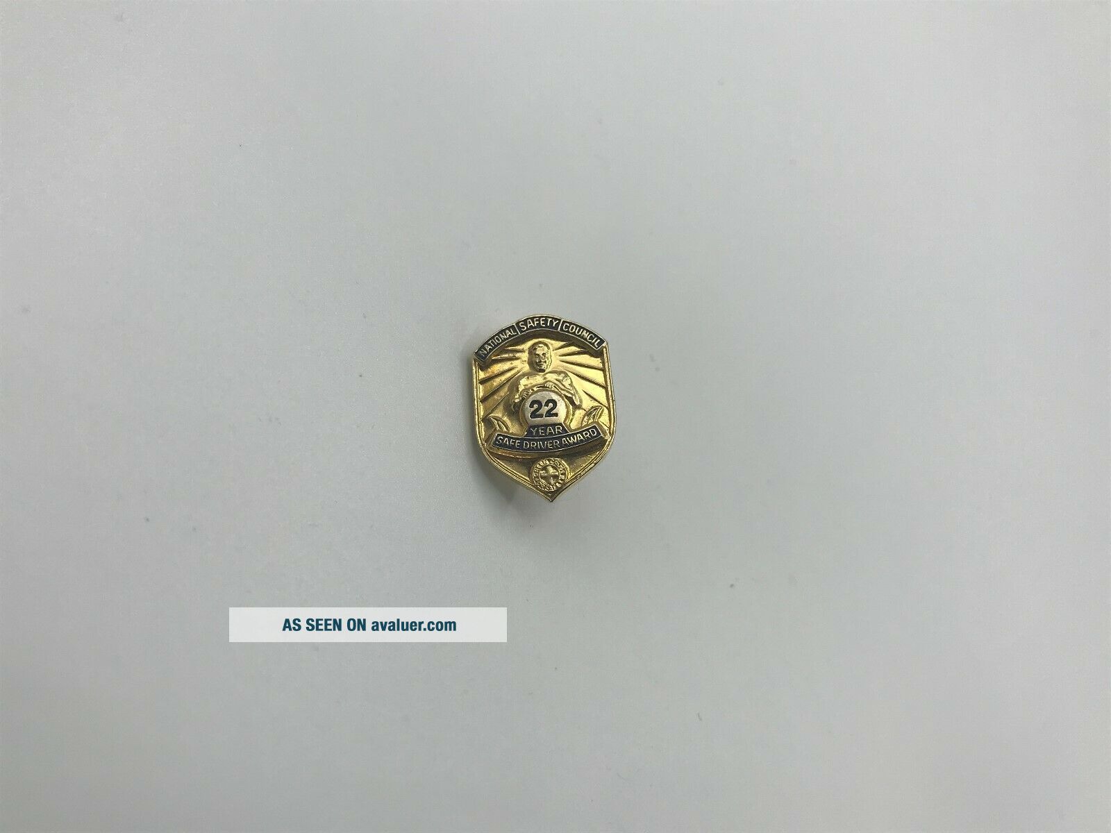 National Safety Council 22 Year Safe Driving Award Lapel Pin A4 | #4579333