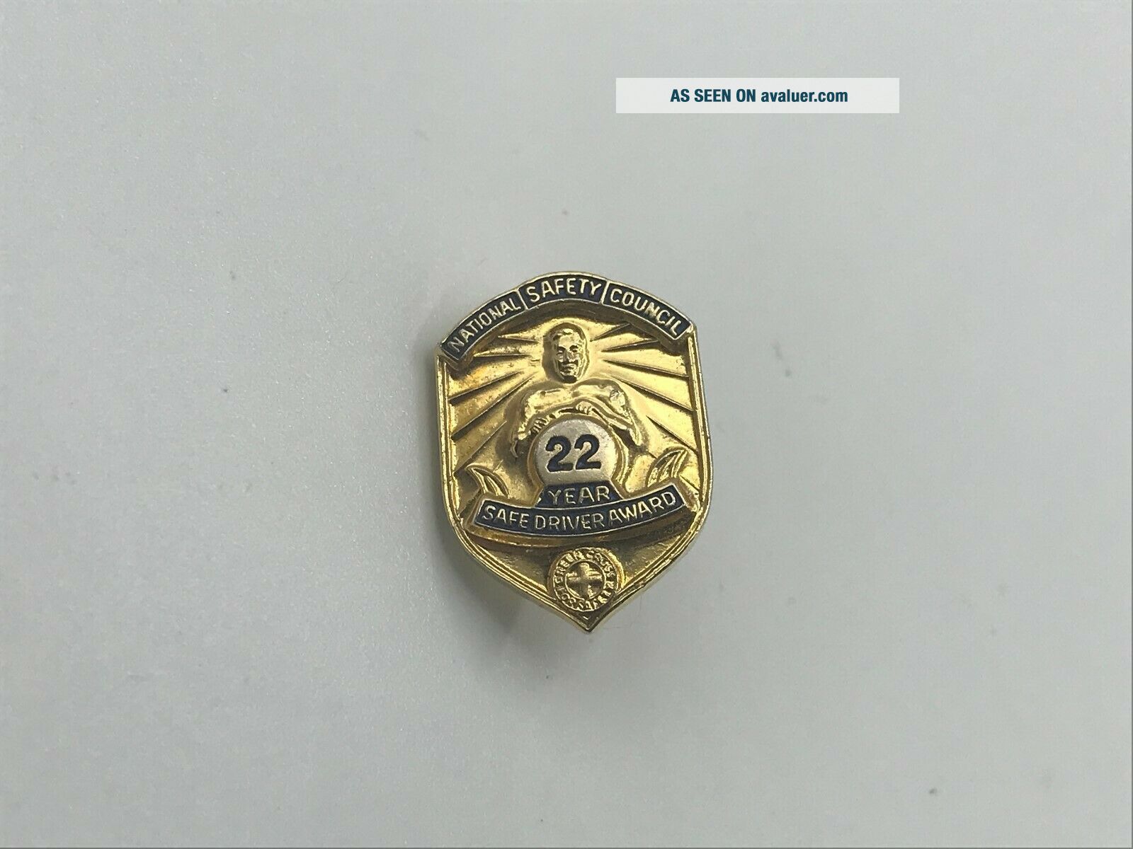 National Safety Council 22 Year Safe Driving Award Lapel Pin A4 | #4579333