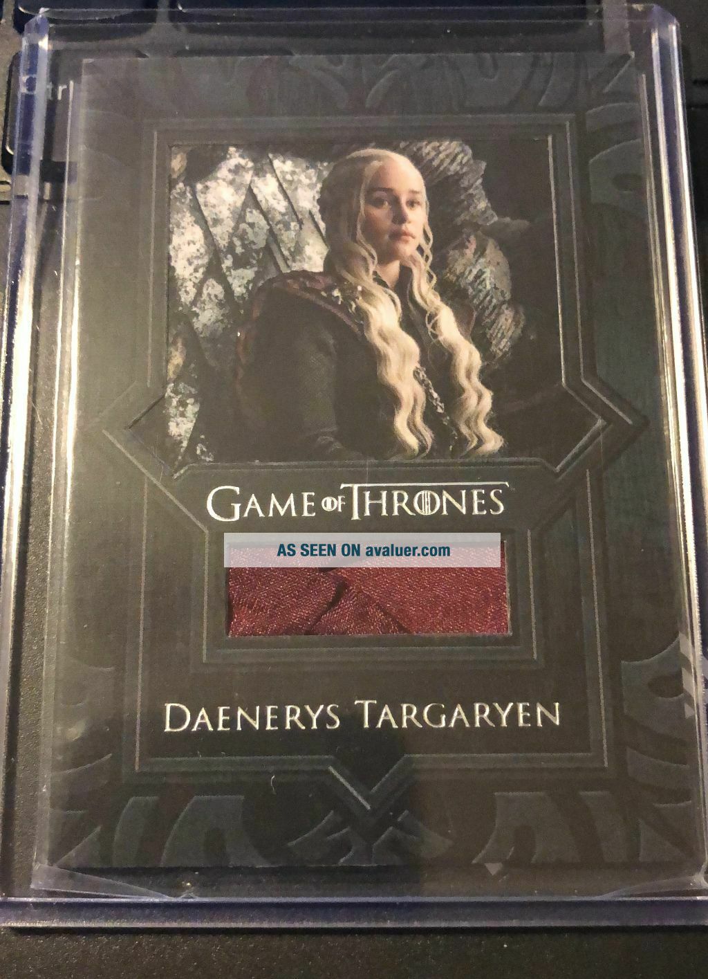 2019 Game Of Thrones Inflexions VR9 Daenerys Targaryen Cape Relic ...