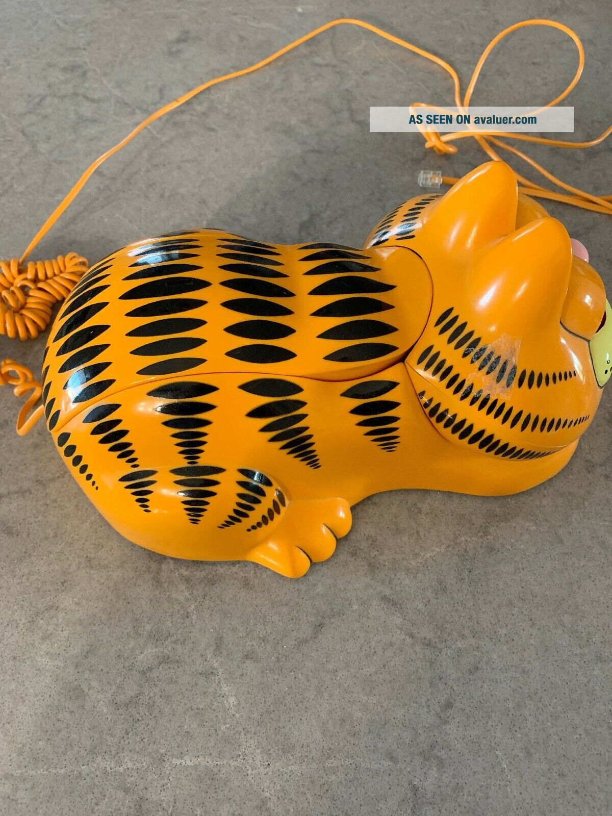 ' 80s Tyco Vintage Garfield Desk Phone Corded Eyes Open And Shut ...