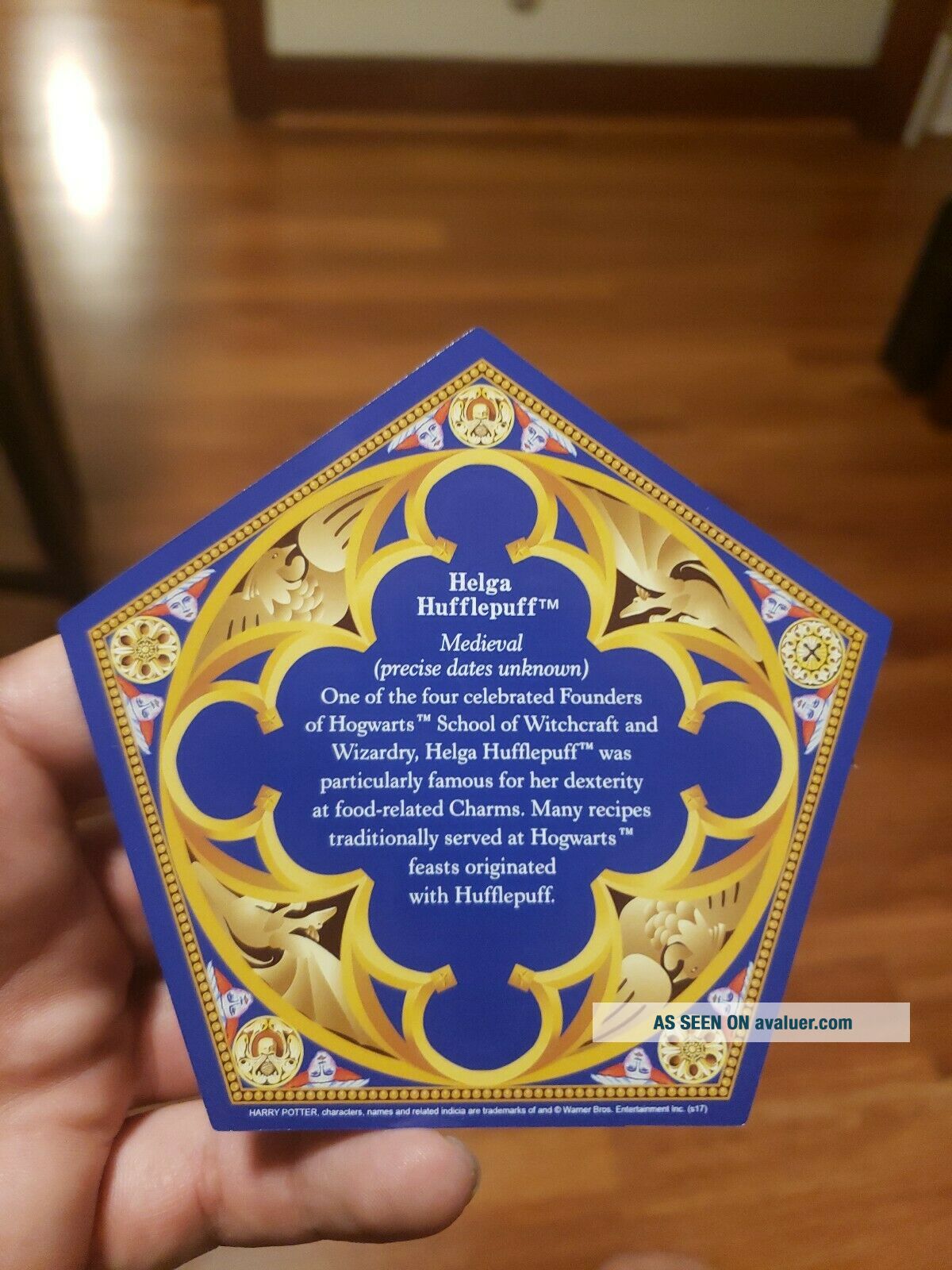 WIZARDING WORLD HARRY POTTER HELGA HUFFLEPUFF CHOCOLATE FROG TRADING ...