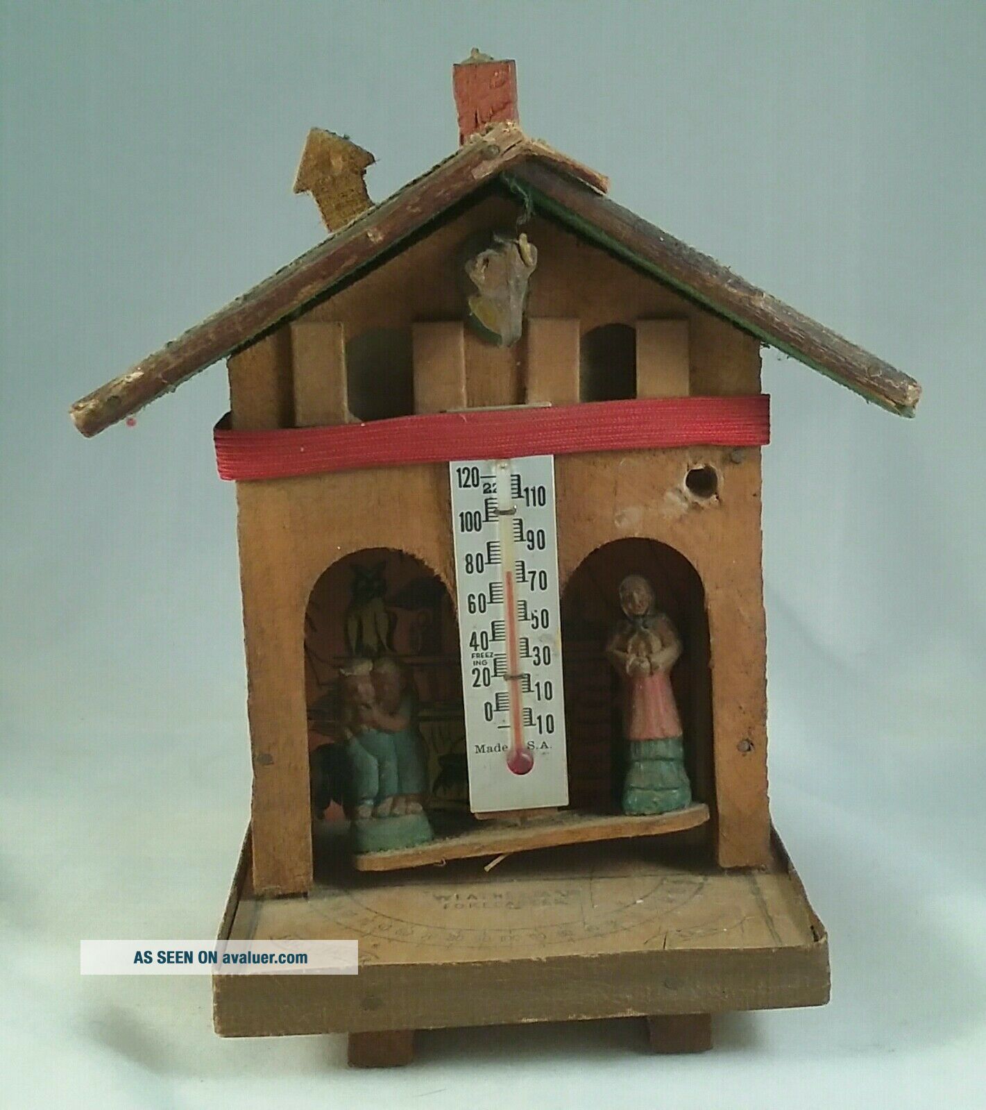 VINTAGE WEATHERMAN WEATHER FORECASTER - Hygrometer Hansel Gretel Witch ...