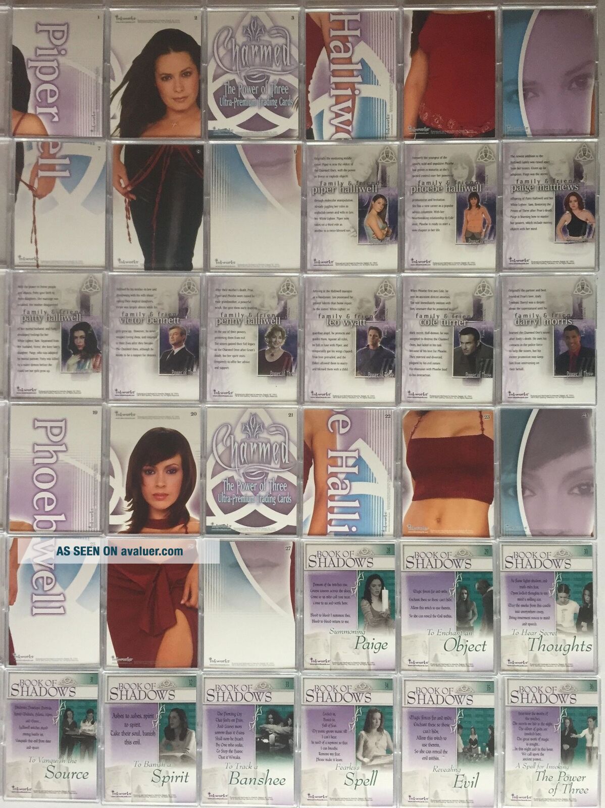Charmed The Power Of Three Base Card Set 72 Cards | #4531667