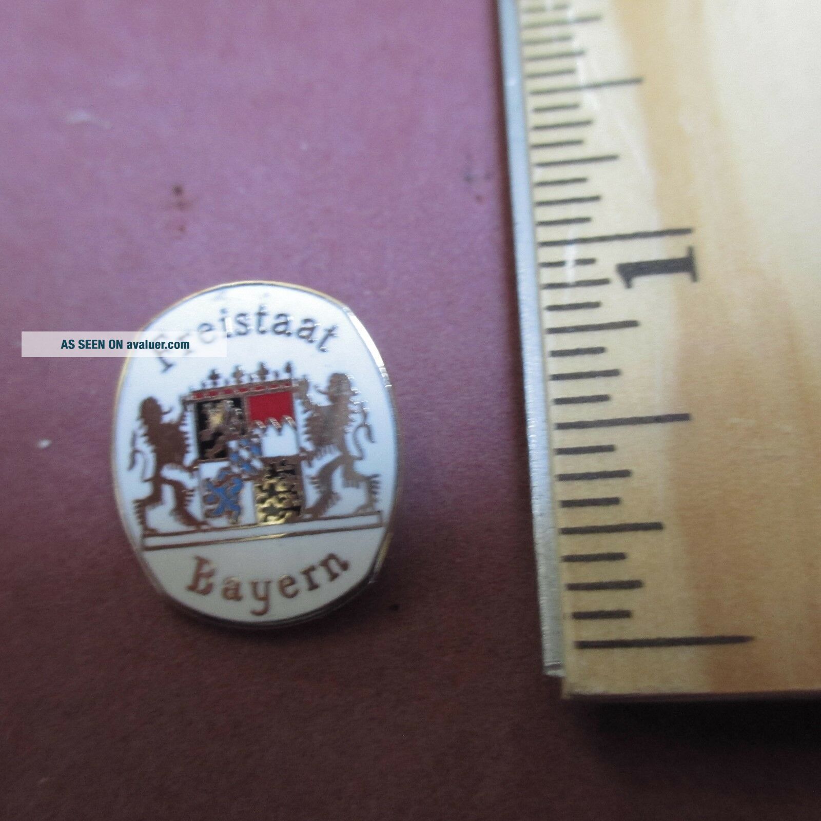 Freistaat Bayern Germany Hat Pin Collectible Tie Tac Lapel Coat Of Arms ...