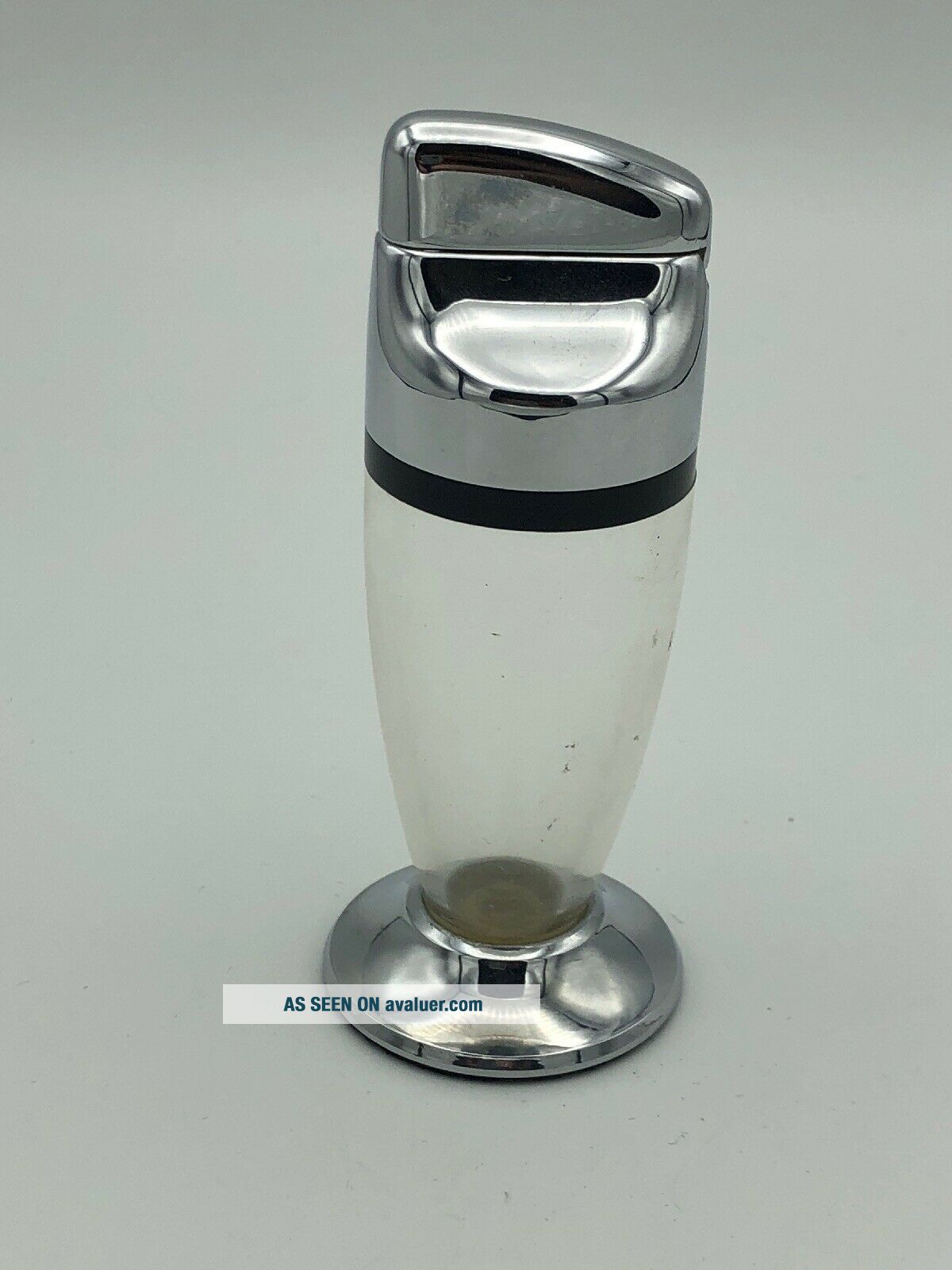 RITEPOINT LITER Clear See Thru Table Lighter Made In USA Vintage ...