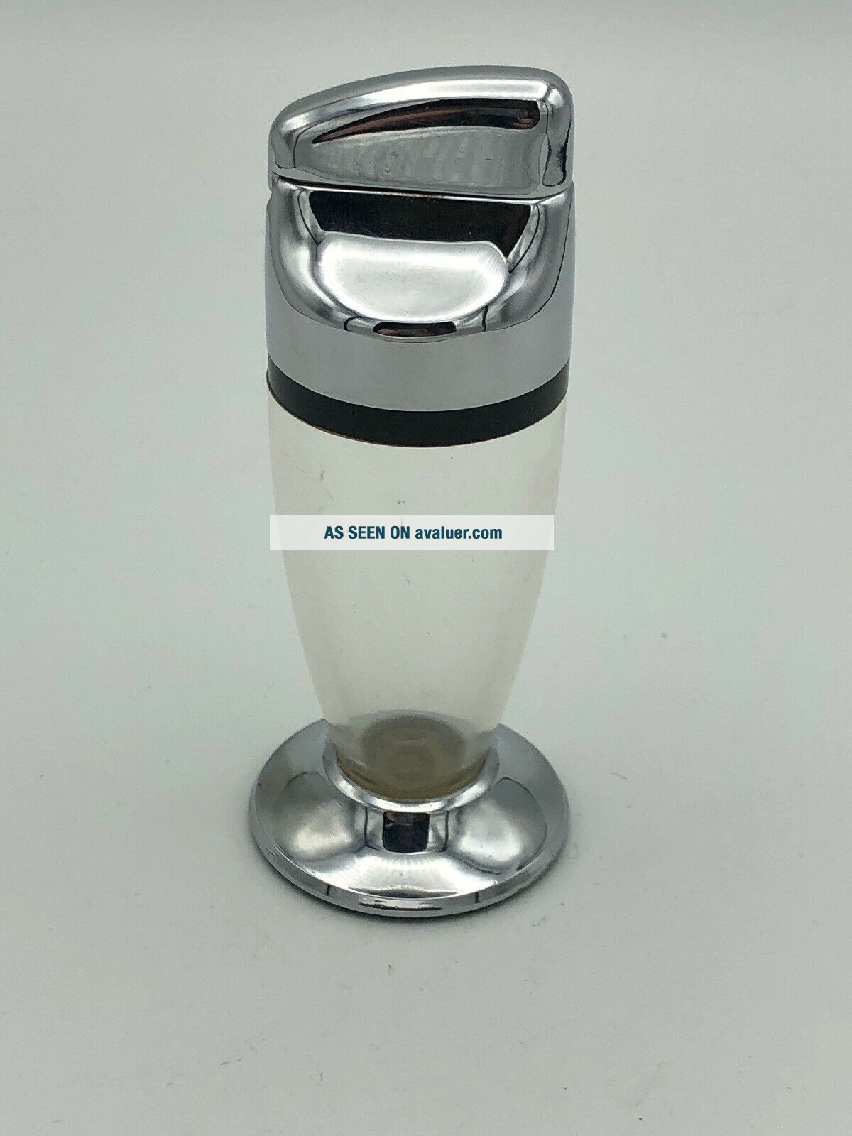 RITEPOINT LITER Clear See Thru Table Lighter Made In USA Vintage ...